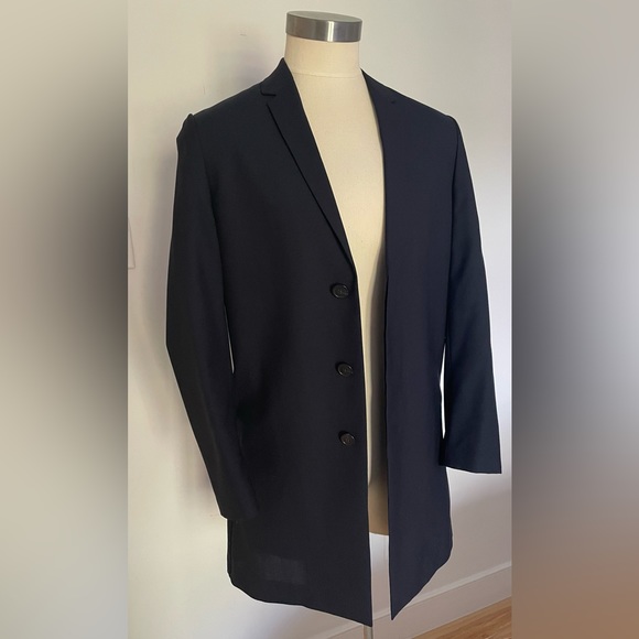 COS | Jackets & Coats | Cos Dark Navy Blue Light Coat | Poshmark